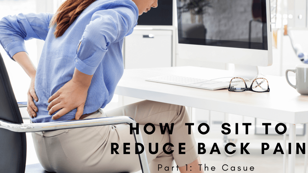 How to Sit to Reduce Back Pain Part 1: The Cause | Team Quinn Fit